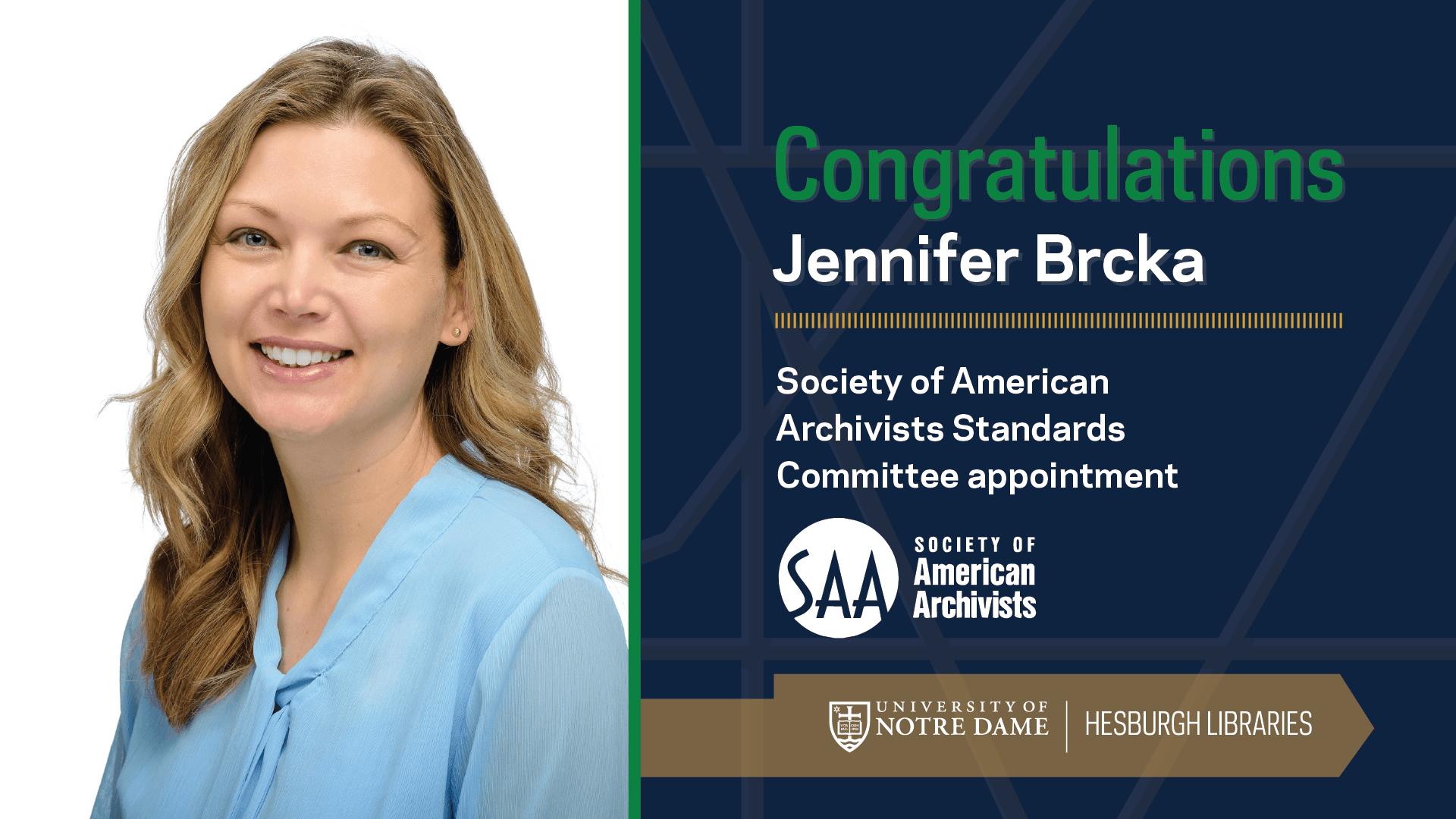 Jennifer Brcka appointed to Society of American Archivists Standards ...