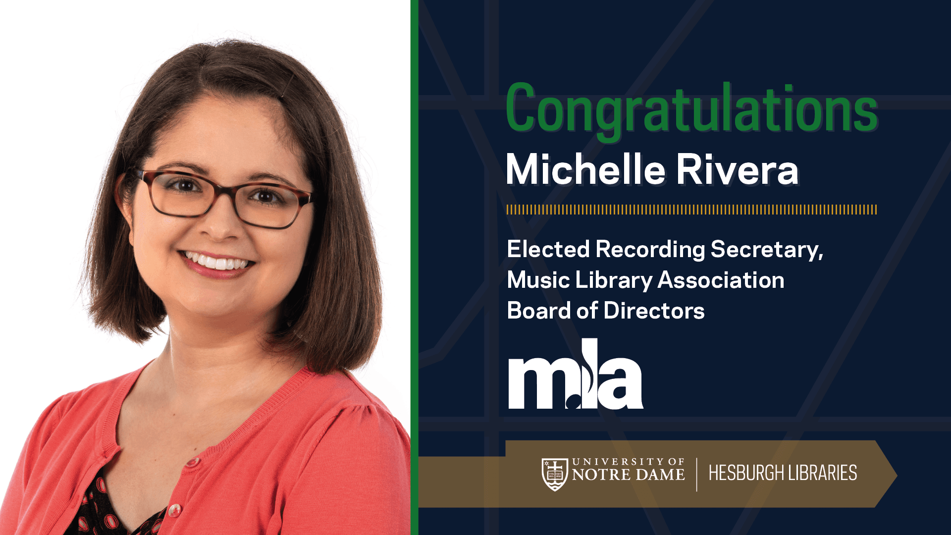 Michelle Rivera elected to Music Library Association Board of Directors